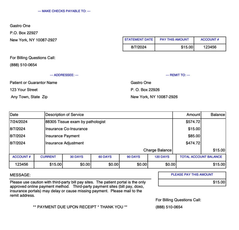 Gastro One Payments | Patient Billing & Portal Access | Gastro1